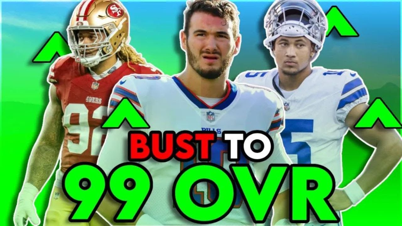 I MADE NFL DRAFT BUSTS A 99 IN MADDEN 24 - YouTube