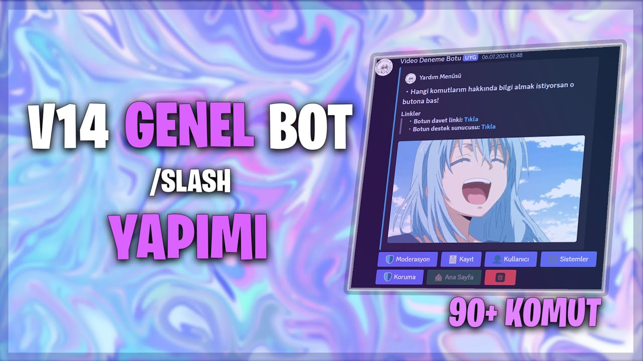 GELİŞMİŞ V14 GENEL BOT ALTYAPISI | GÜNCEL GENEL BOT ALTYAPI | DİSCORD BOT YAPIMI - YouTube