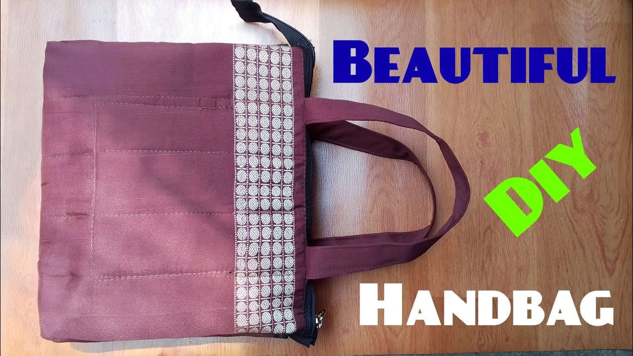 Beautiful handbag/making at home/easy method - YouTube
