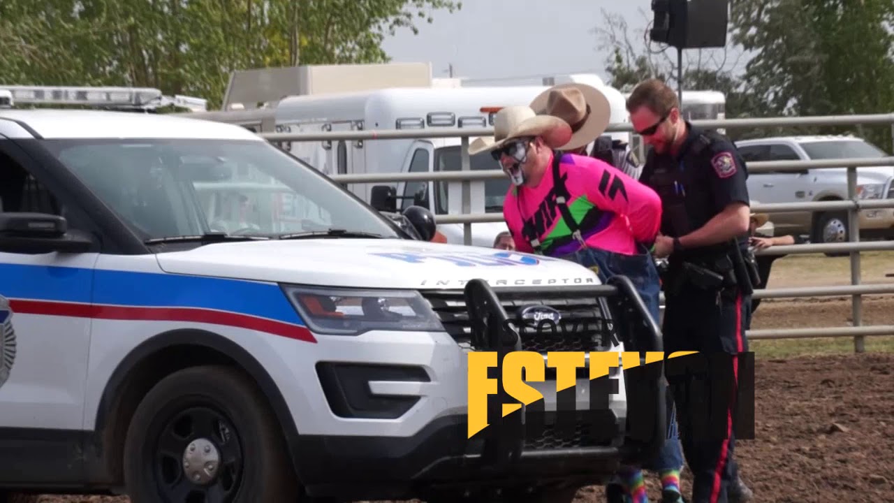 EPS and RCMP have fun with Rodeo Clown - YouTube