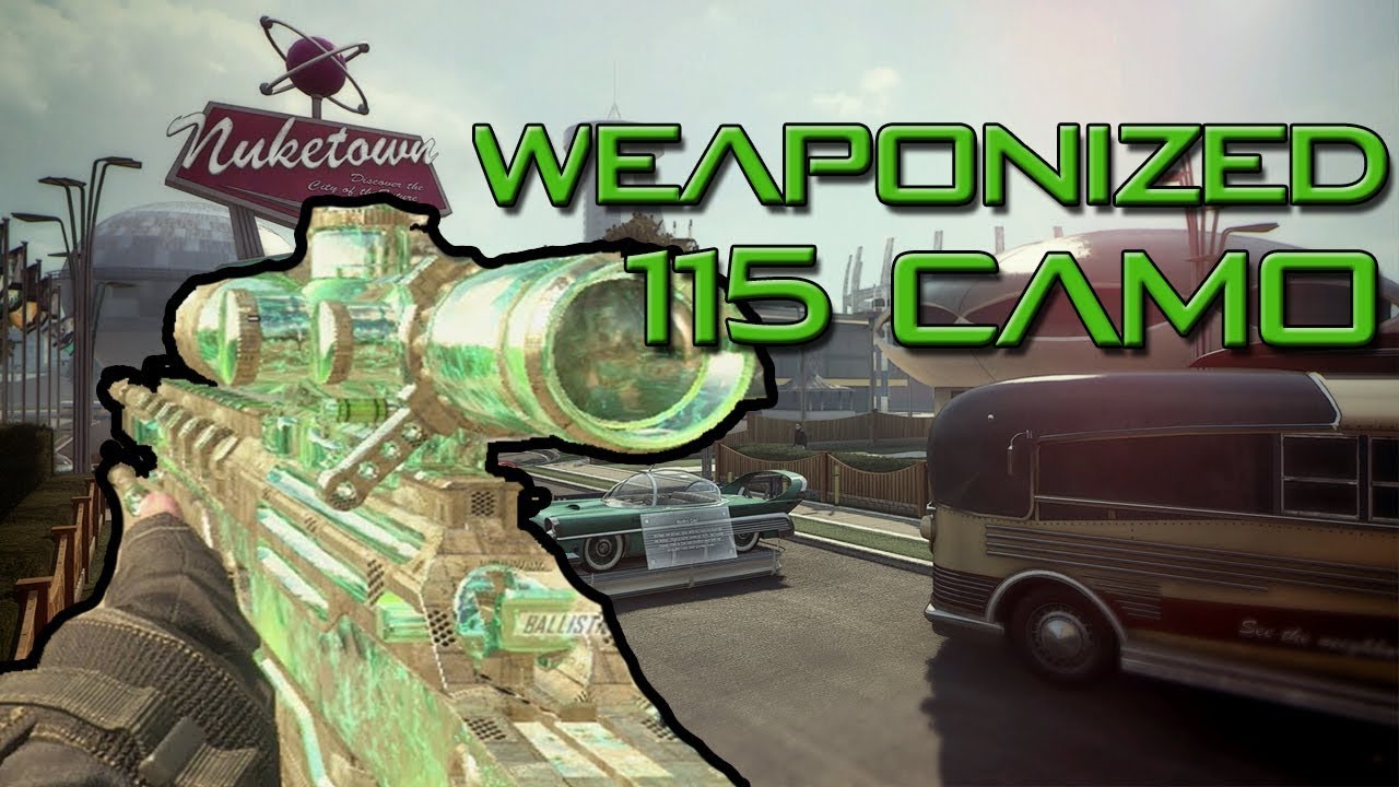 Quality Test! Black Ops 2 w/ Weaponized 115 CAMO! - YouTube
