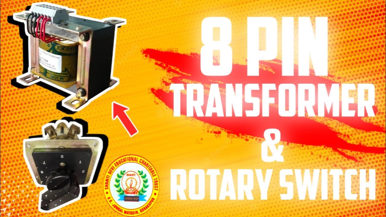 8 Pin Voltage Stabilizer & Rotary Switch Connection | 8 पिन वोल्टेज ...