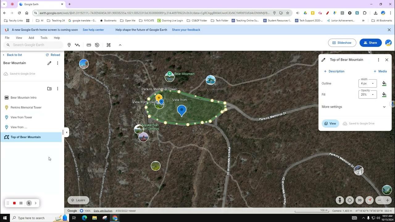Adding Path, Polygons and Distance to Google Earth - YouTube