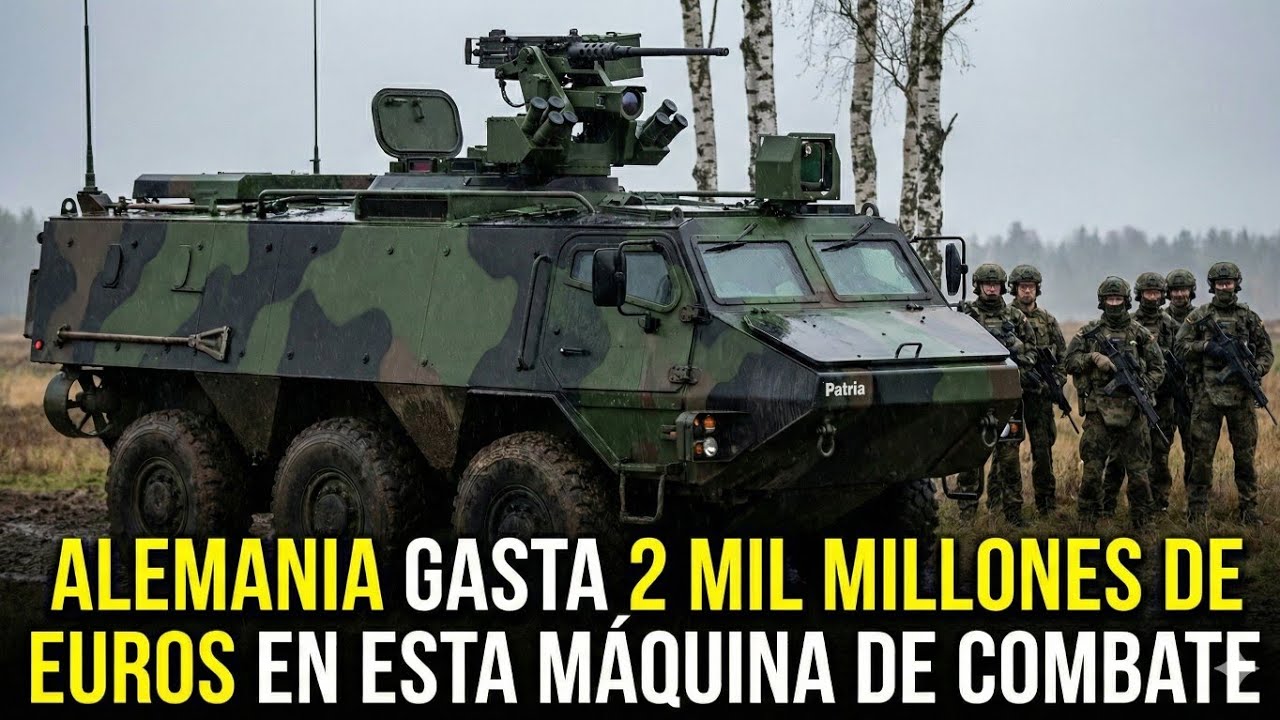 ¡El Nuevo "Monstruo" de Alemania! 876 Blindados Patria 6x6 y el Letal ...