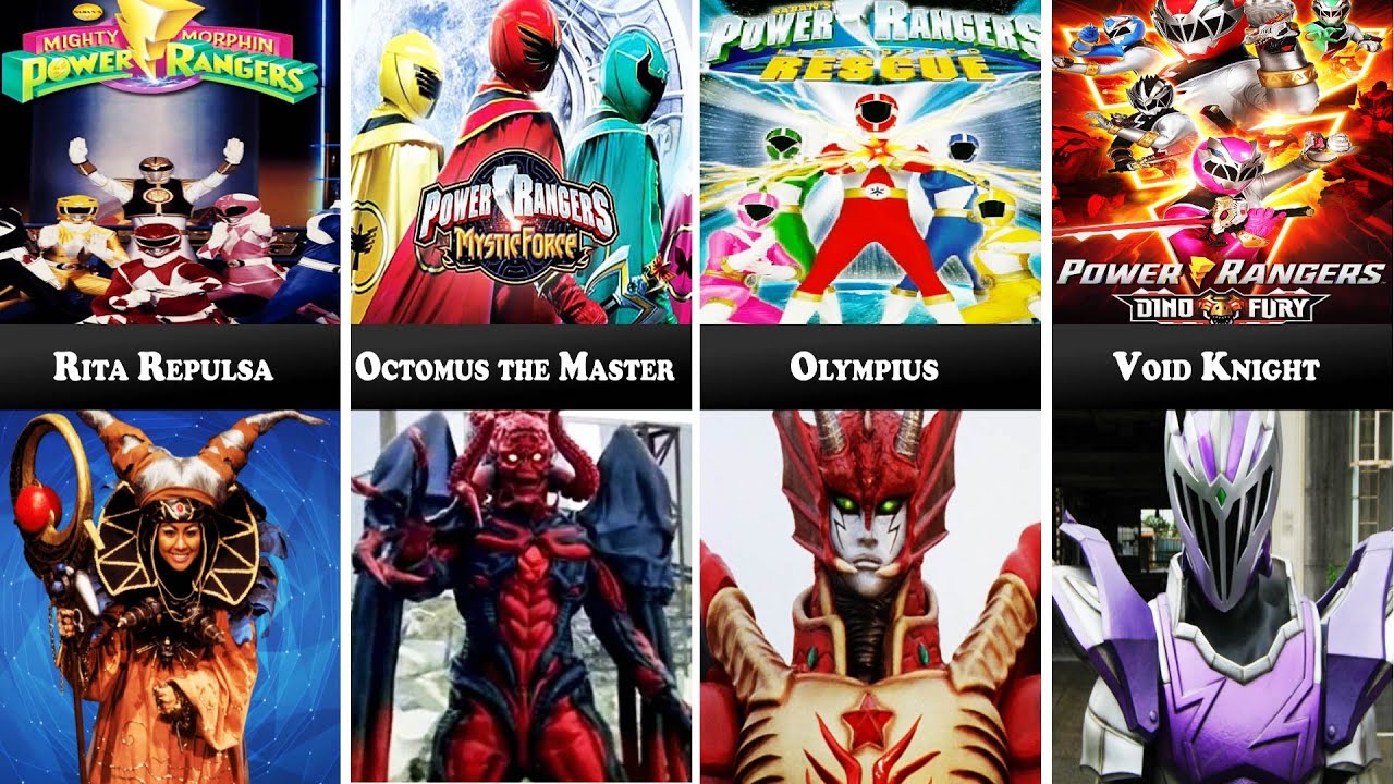 Every POWER RANGERS Villains (1993-2025) - YouTube
