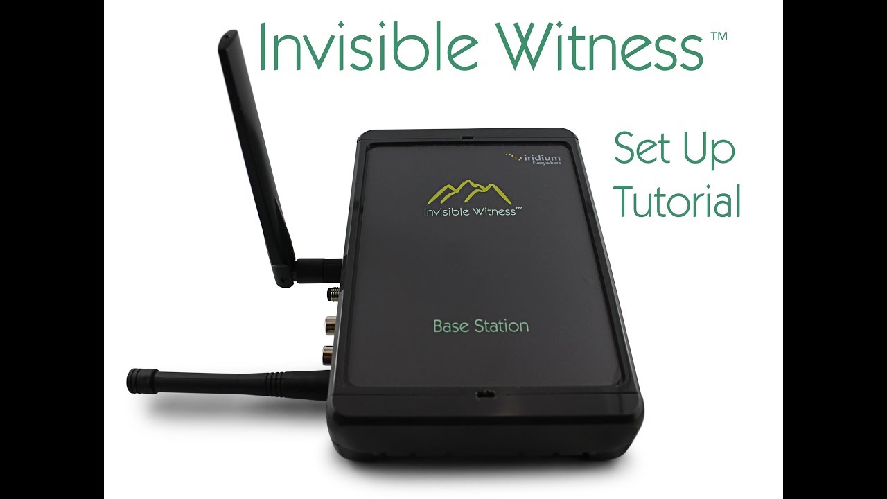 Invisible Witness Base Station Setup Tutorial - YouTube