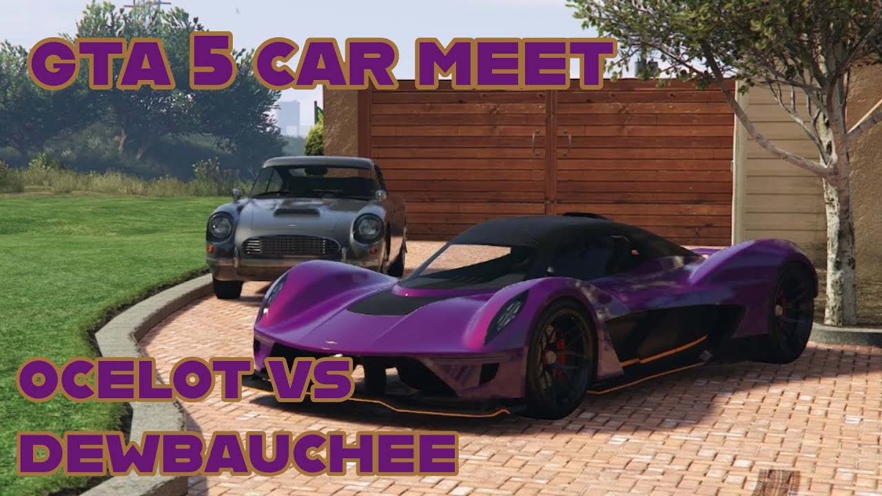 Insane GTA 5 car meet - ocelot vs dewbauchee - ob lay X hoon tuners ...