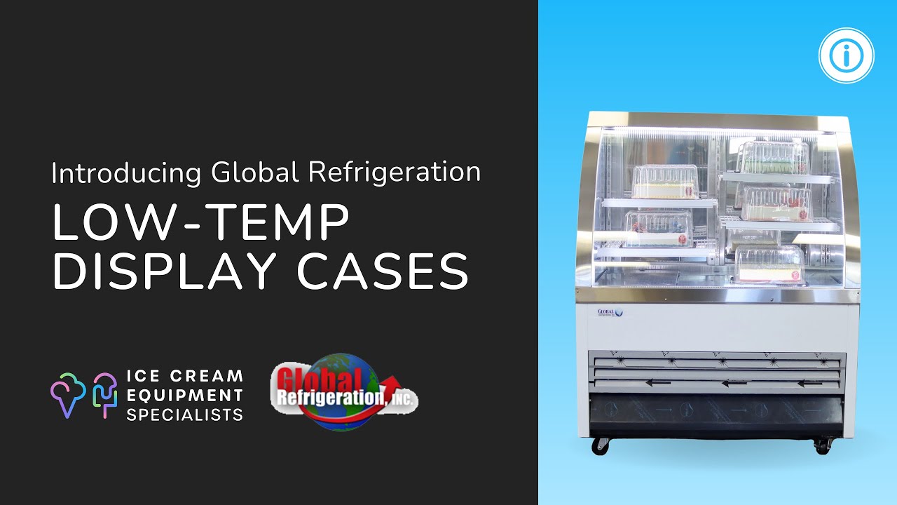 Introducing the Global Refrigeration Low-Temp Display Case - YouTube