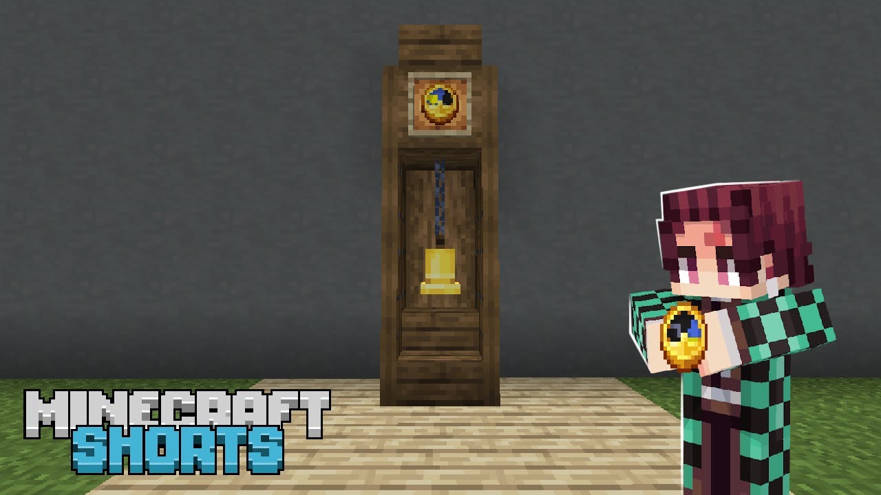 Como fazer Relógio no Minecraft #shorts - YouTube