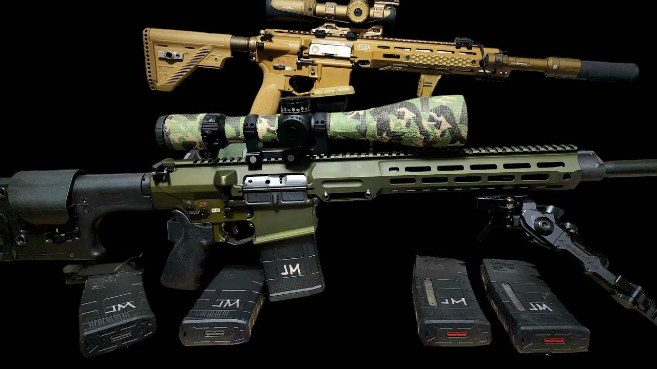 LMT MWS 6.5 CM 20" CANTEEN GREEN - YouTube