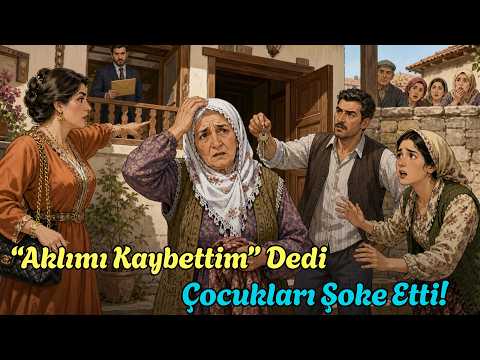 Yaşlı Anne Bunamış Gibi Yaptı… Üç Çocuğunun Gerçek Yüzünü Görünce Vasiyetini Değiştirdi!