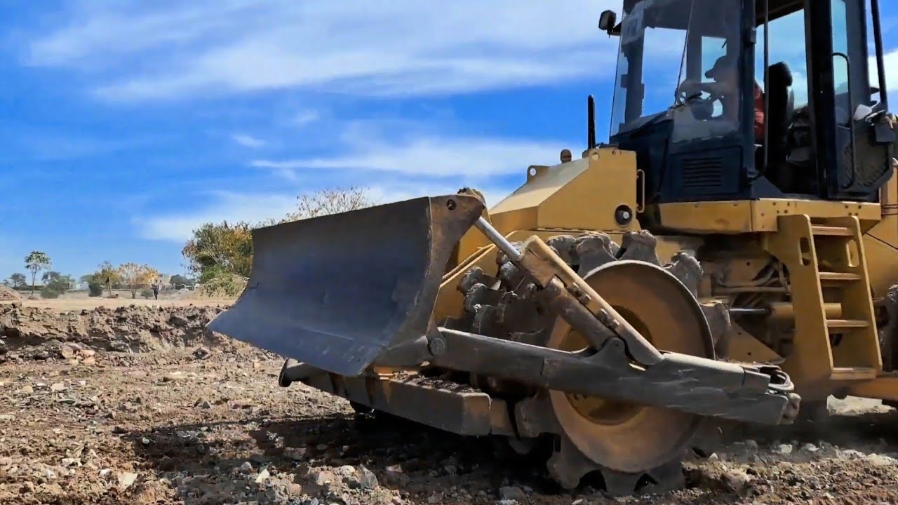 Homogenizing and Compacting Natural Soil - YouTube