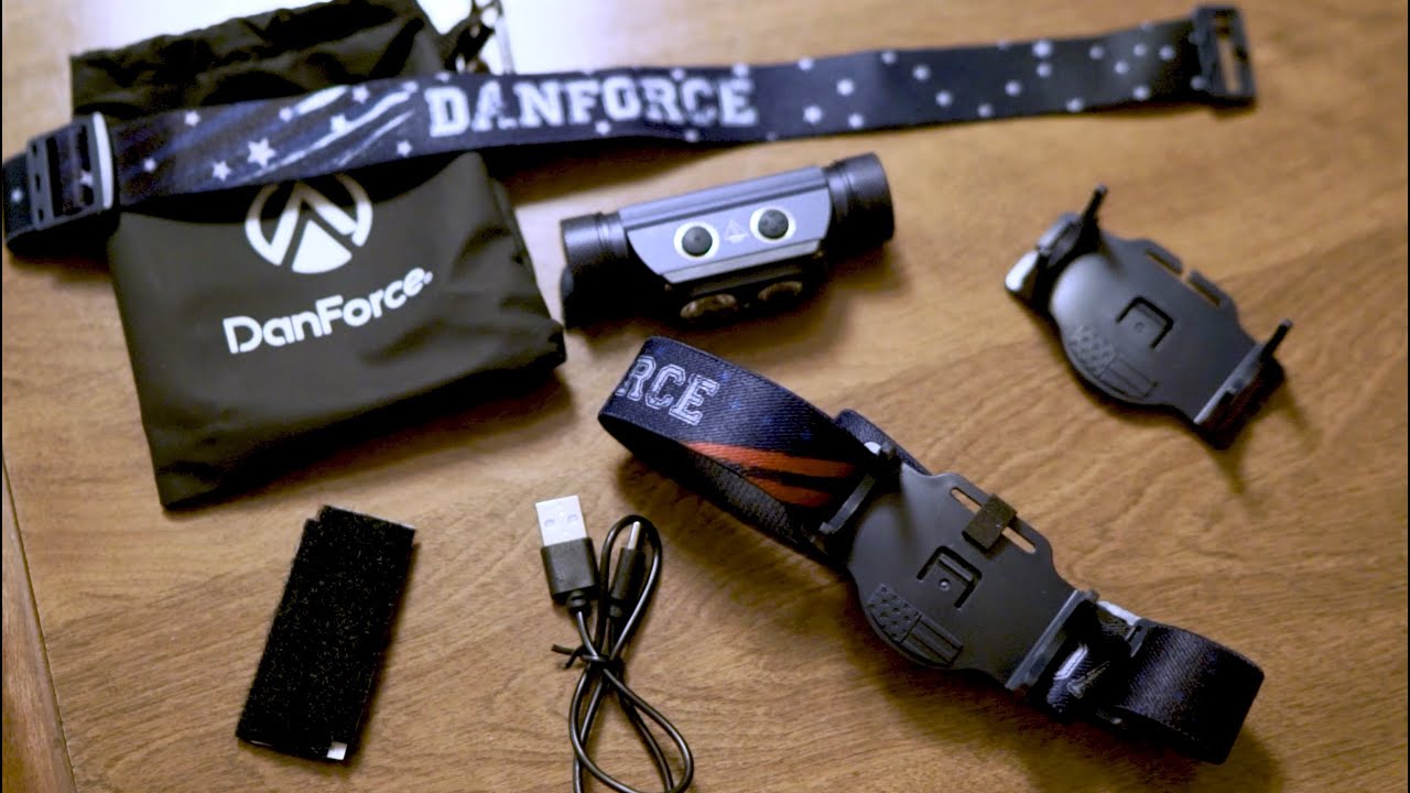 Unboxing DanForce LED Ultra Bright Headlamp Rechargeable - YouTube
