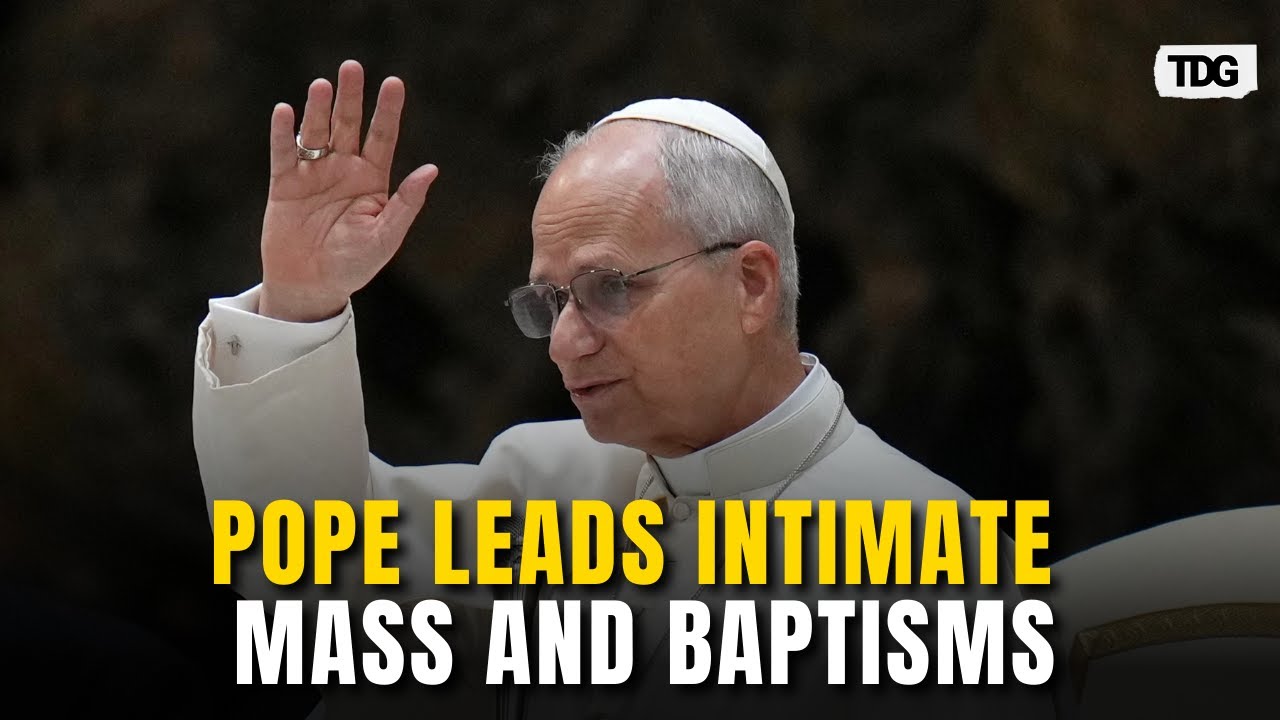 POPE LEO: Annual Vatican Baptism Ceremony Held Beneath Michelangelo’s ...