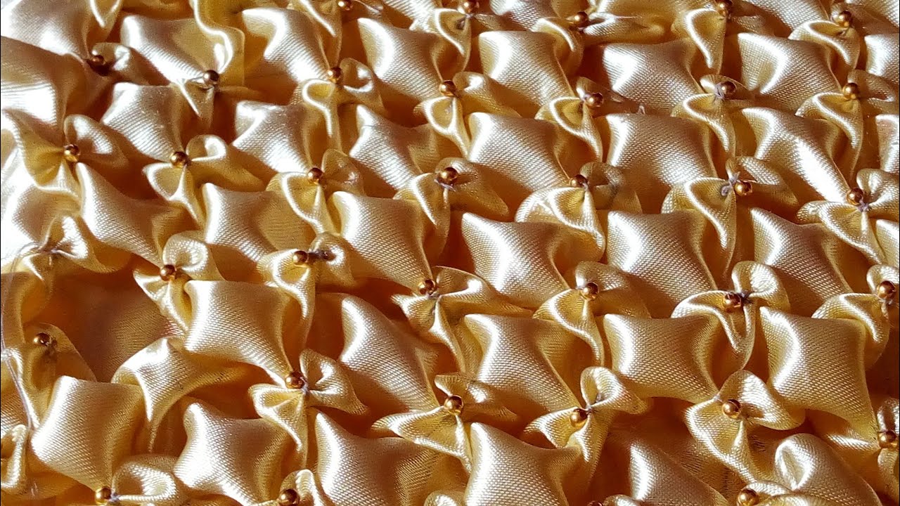 Hand work kuson cover design //হাতের কাজের কুশন কভার ডিজাইন - YouTube