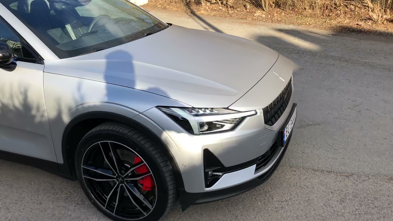 Polestar 2 - 3M Satin White Aluminium wrap / foile by Scandinano - YouTube