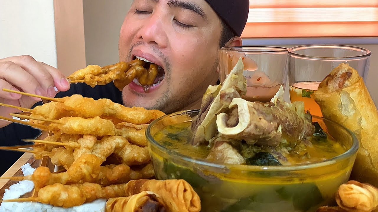 PINOY STREET FOOD | FILIPINO FOOD | MUKBANG PHILIPPINES - YouTube