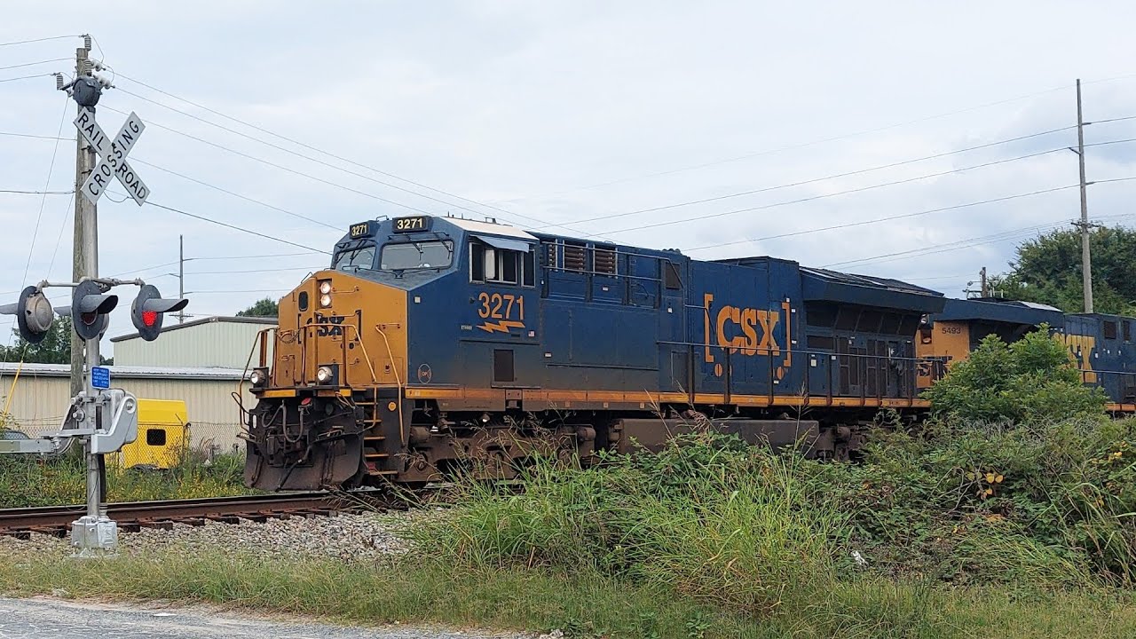 CSX I038 headed Westbound @ Monroe NC with csxt 3271 in the lead 8/25/22🇺🇸 - YouTube