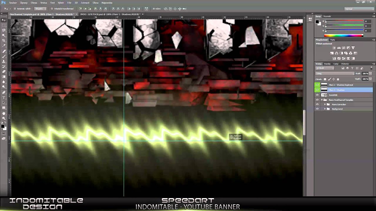 Speedart || "Indomitable" || YouTube Background - YouTube