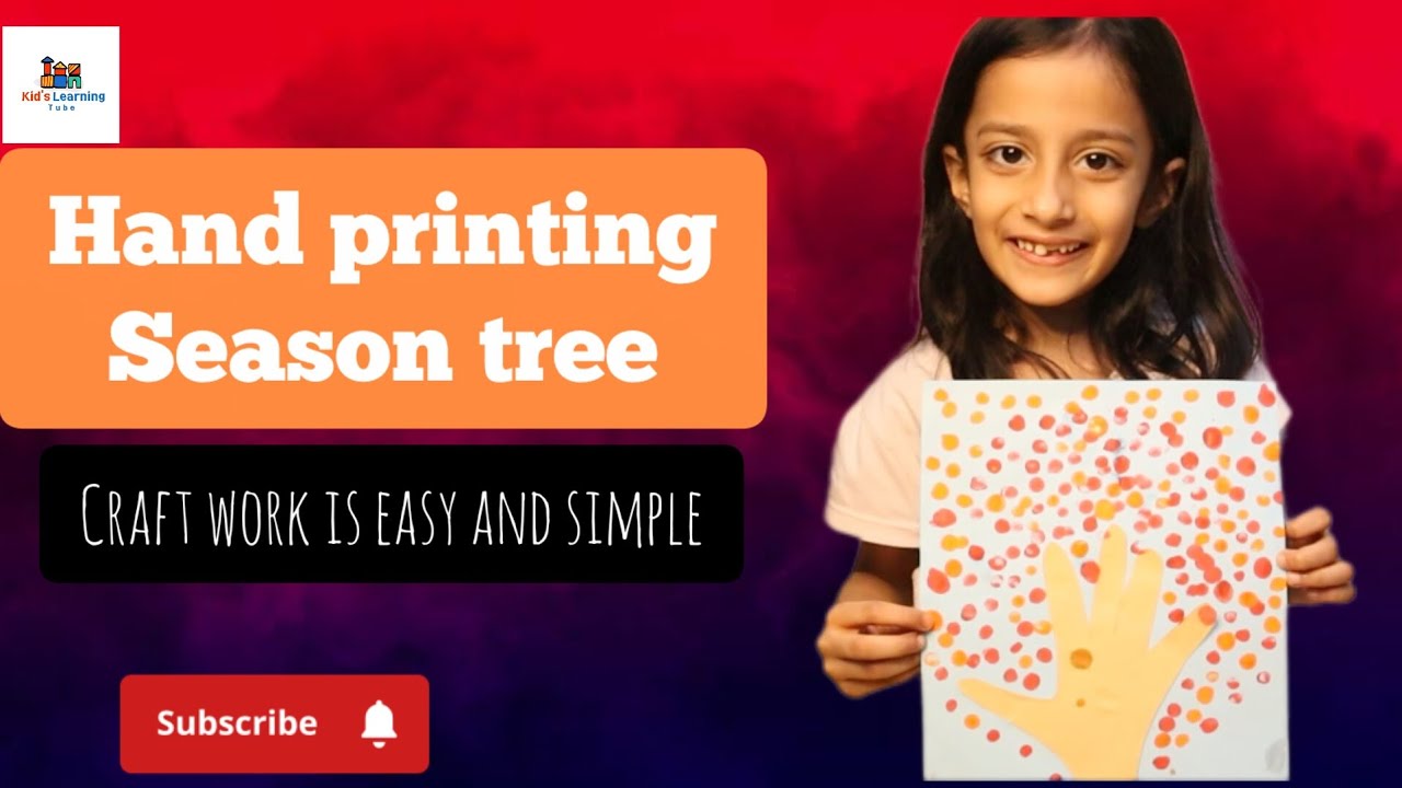 craft work | easy activity | learning colours through this craft work ...