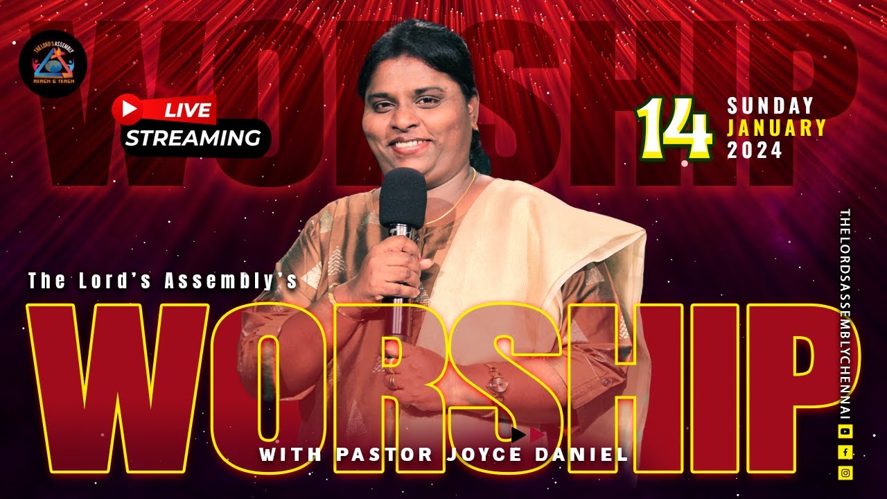 Worship with Pastor JOYCE DANIEL || JANUARY 14, 2024 || THE LORD'S ...