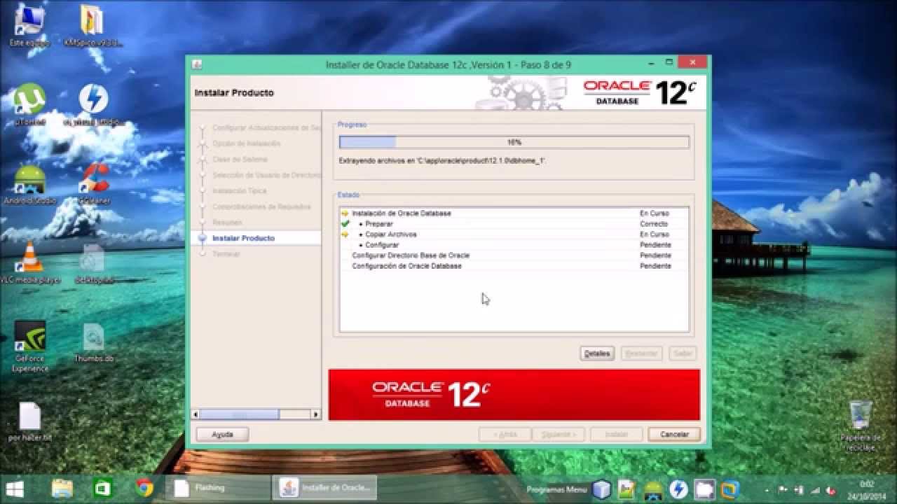 Instalación Oracle 12c Youtube