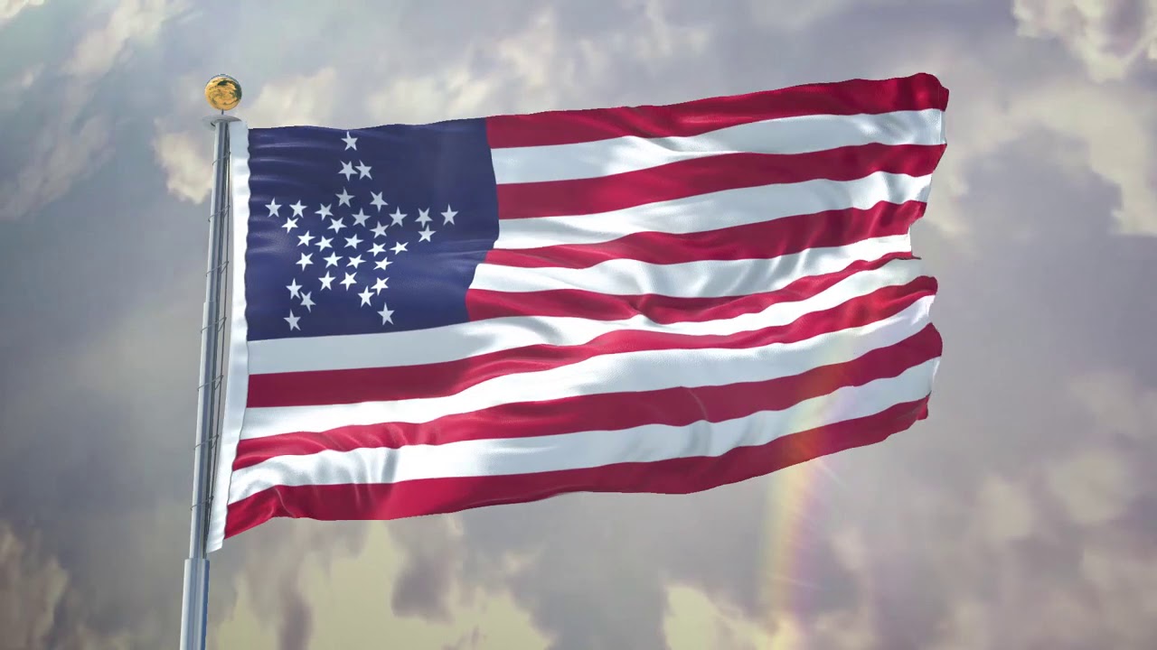 Every American Flag Throughout History - YouTube