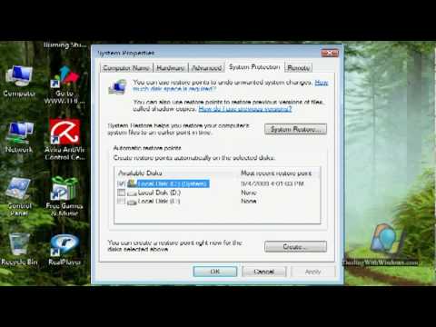 How To Do A System Restore Startup On Windows Vista