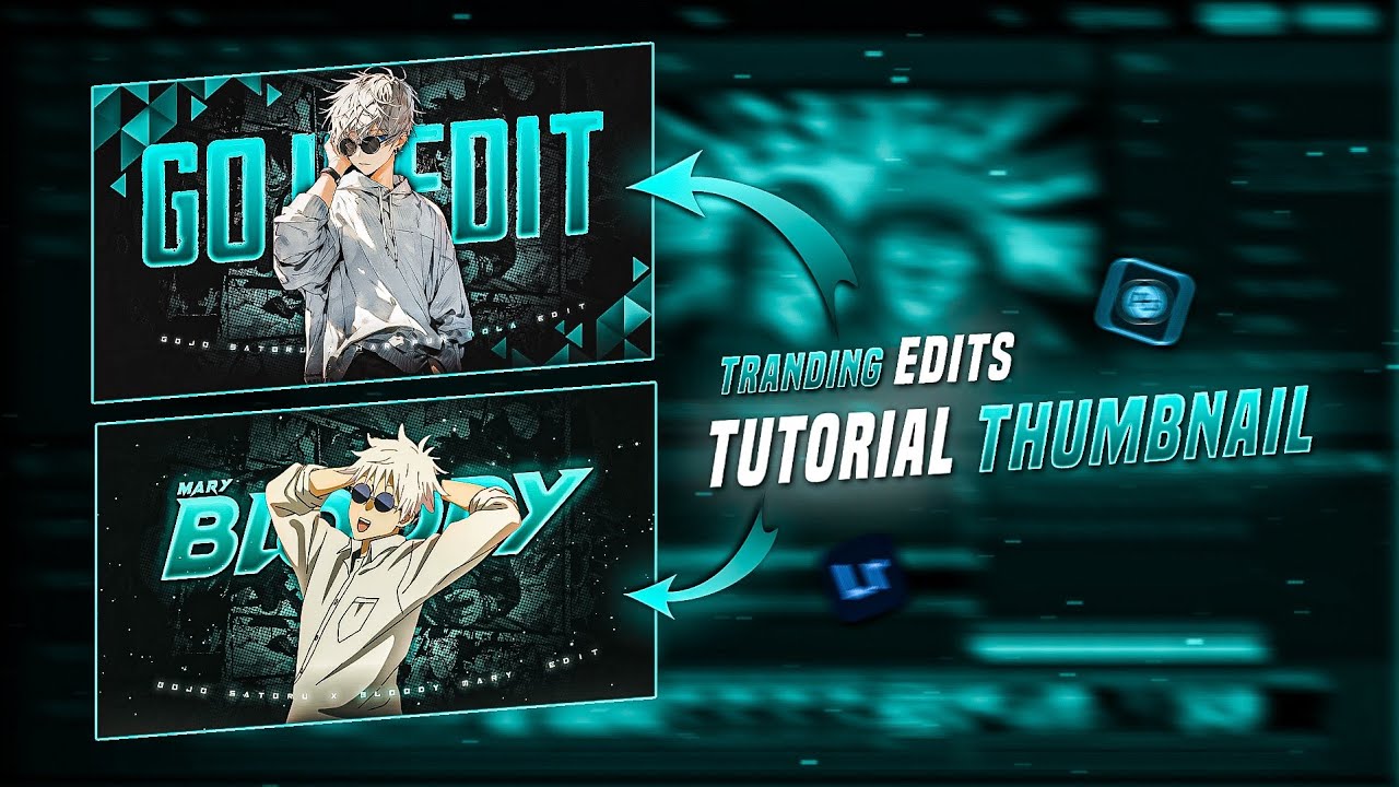 HOW TO MAKE EDITS THUMBNAIL l EFX THUMBNAIL TUTORIAL #anime - YouTube