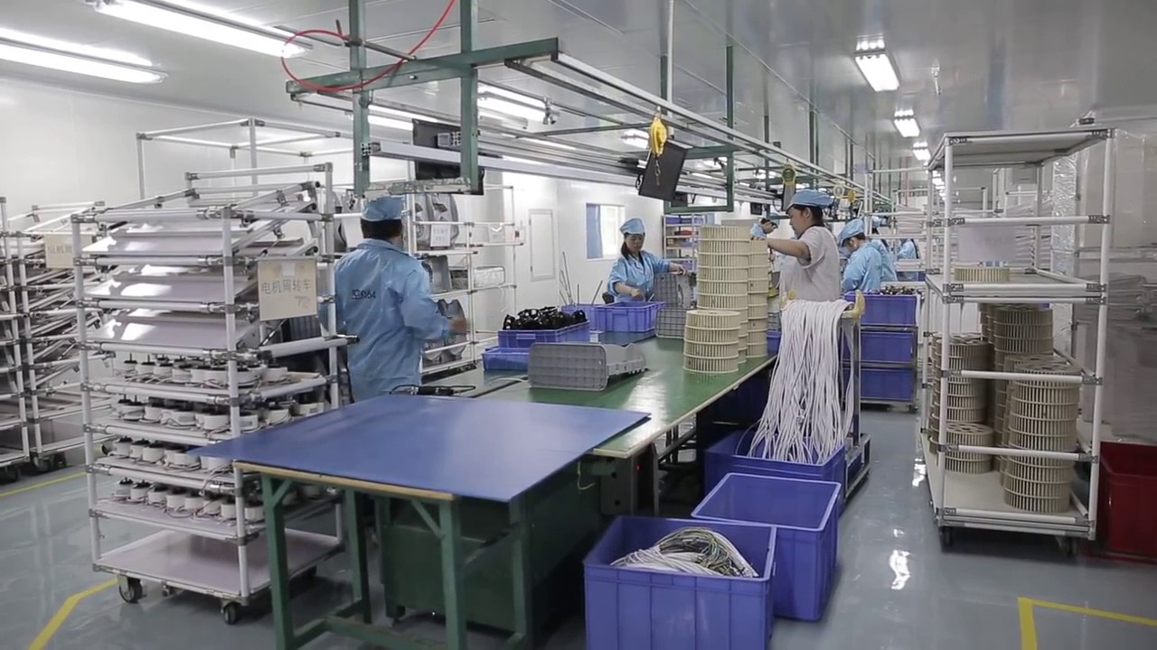 Air Purifier Production Line Display Part 1-Olansi - YouTube