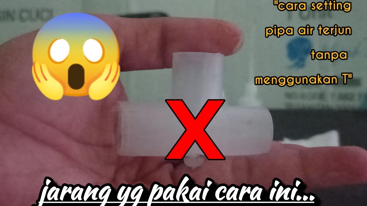 step by step setting pipa air terjun aquascape anti gagal tanpa ...