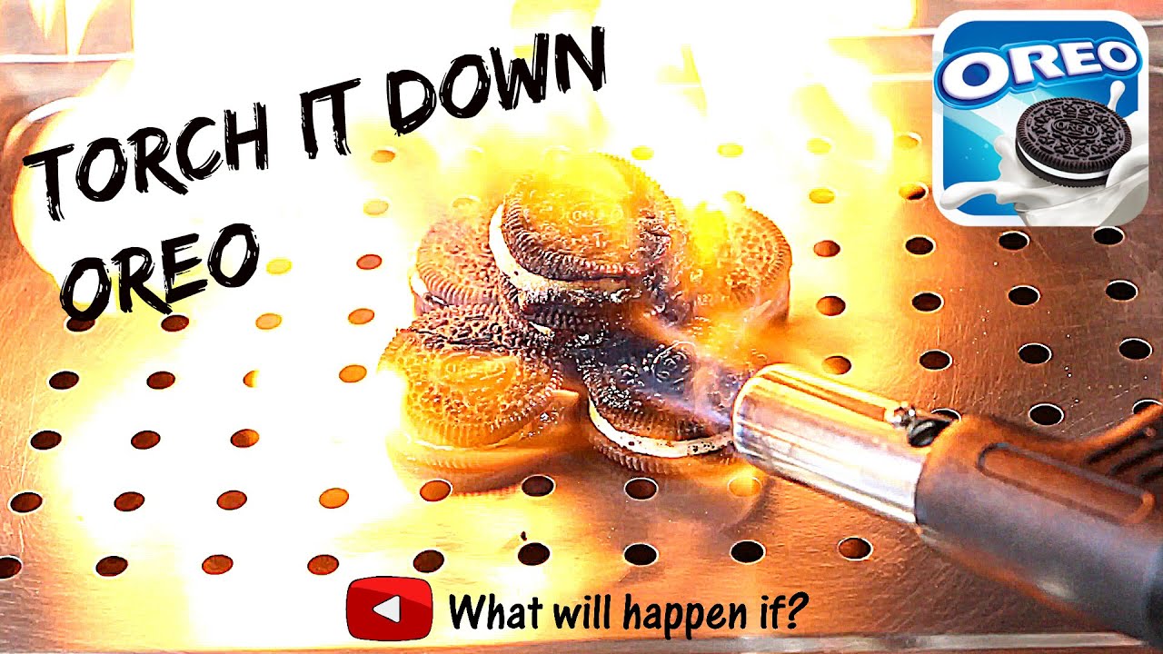 OREO VS GAS TORCH - YouTube
