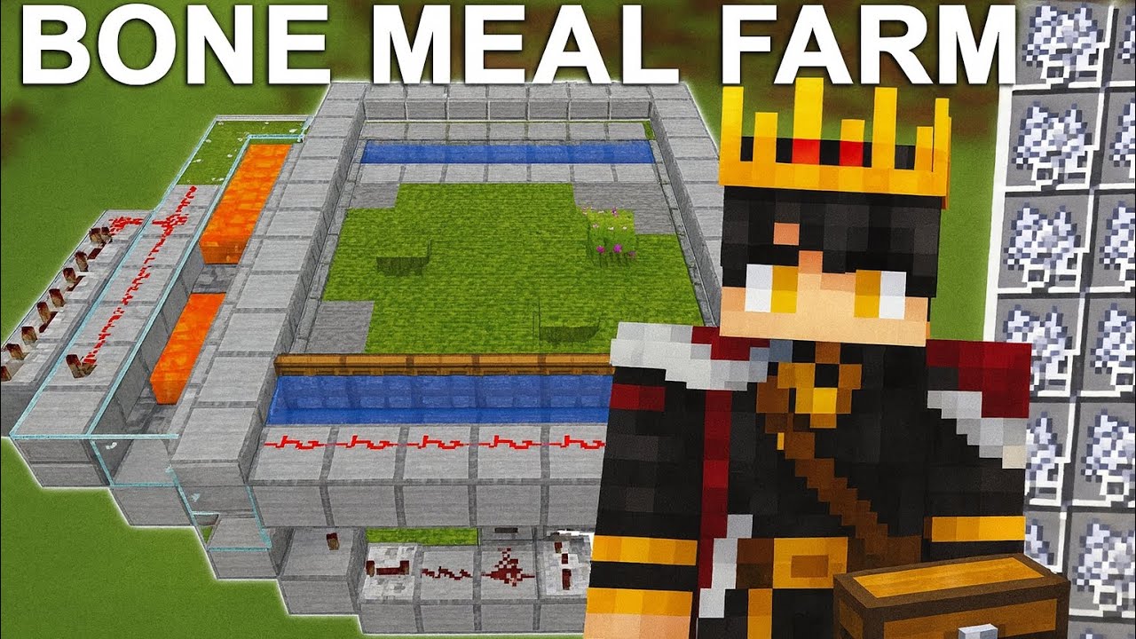 😱👍Best Bone Meal Farm || Work in Bedrock/mcpe/Java || 🤌Try this Farm☺🫡 ...