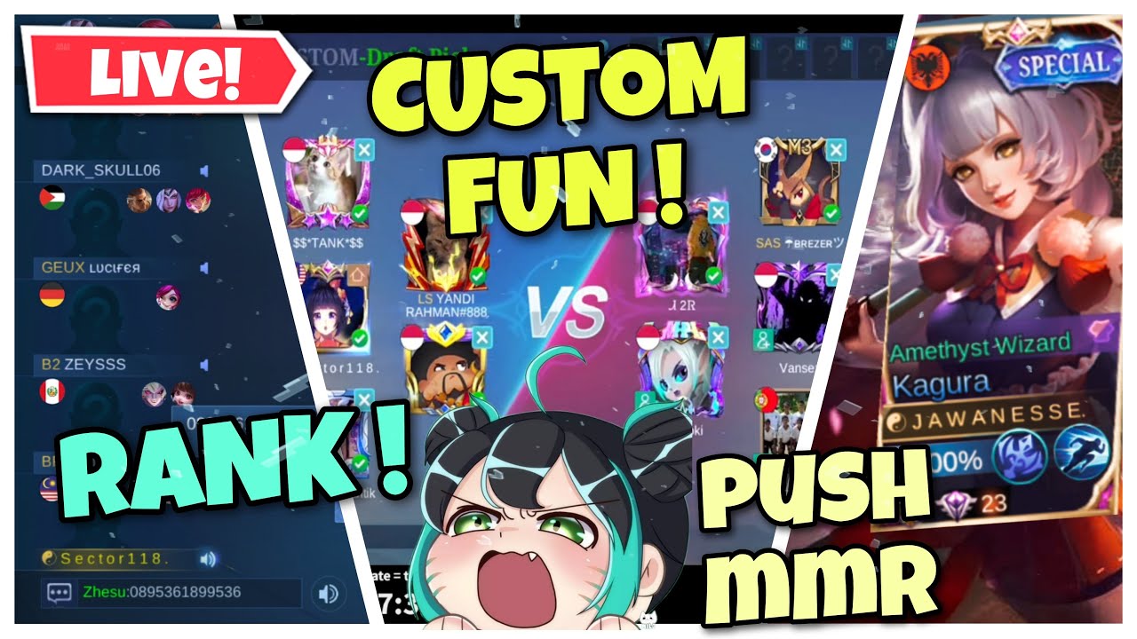 Open Mabar ML | Fun Ranked with Subs | LIVE Mobile legends - YouTube