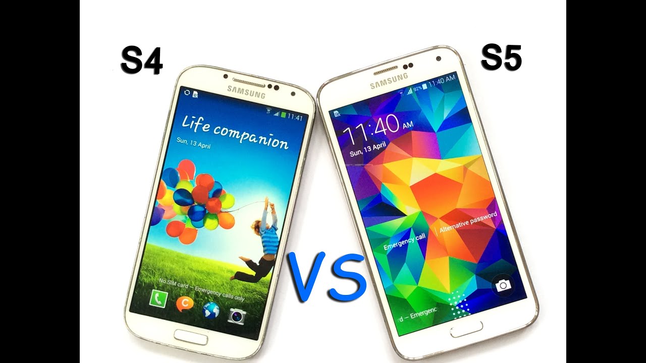 Samsung Galaxy S5 vs Samsung Galaxy S4 Speed Test & Compresion - YouTube