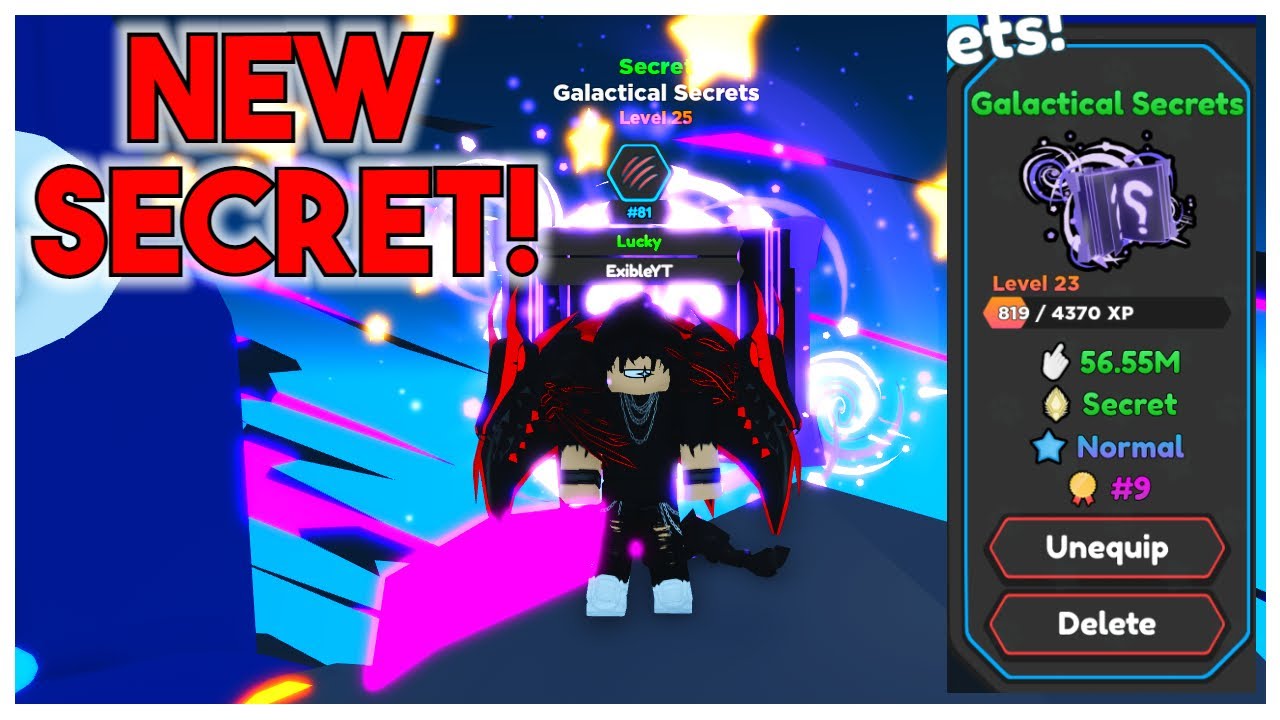 🍀🌠 WE GOT THE NEW *GALATICAL SECRETS* SECRET In Tapping Legends X ...