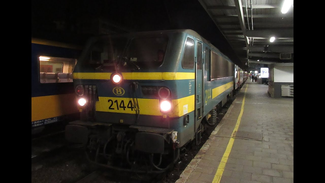 Belgium: NMBS/SNCB Class 21 leaving Brussels Midi station on an IC ...