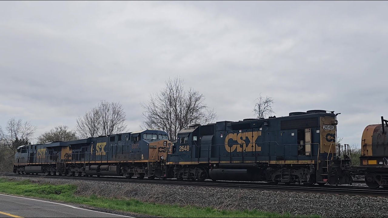 Rest Of The Day CSX Rail Fan Time 4-19-2024 & What's Behind The Channel ...