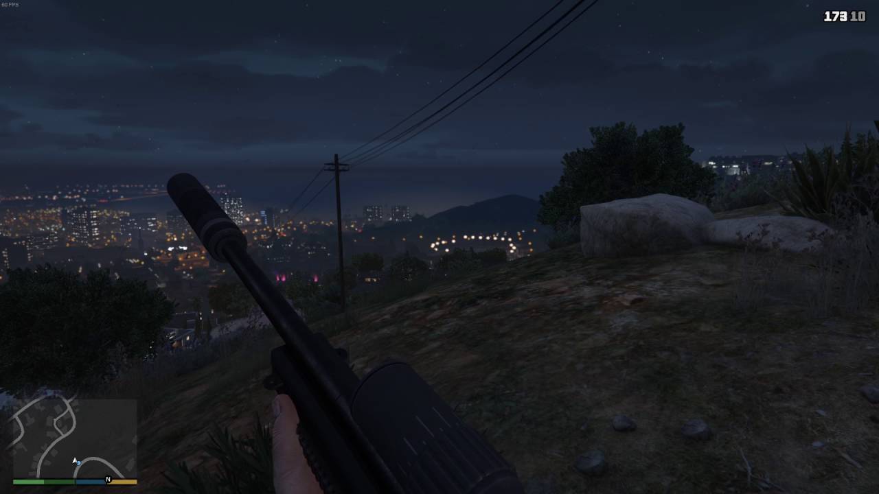 The amazing draw distance of GTA 5 (PC max settings) - YouTube