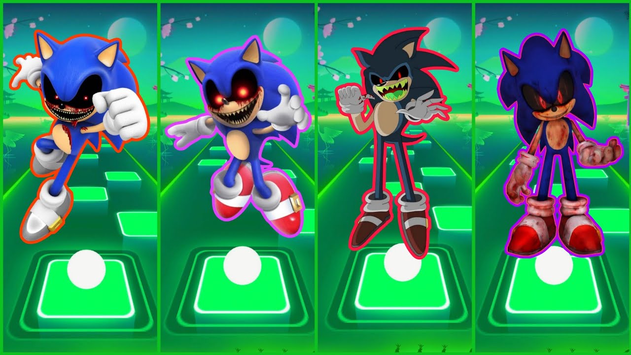 Exe Gameplay _ Sonic Exe _ Tiles Hop Coffin Dance - YouTube