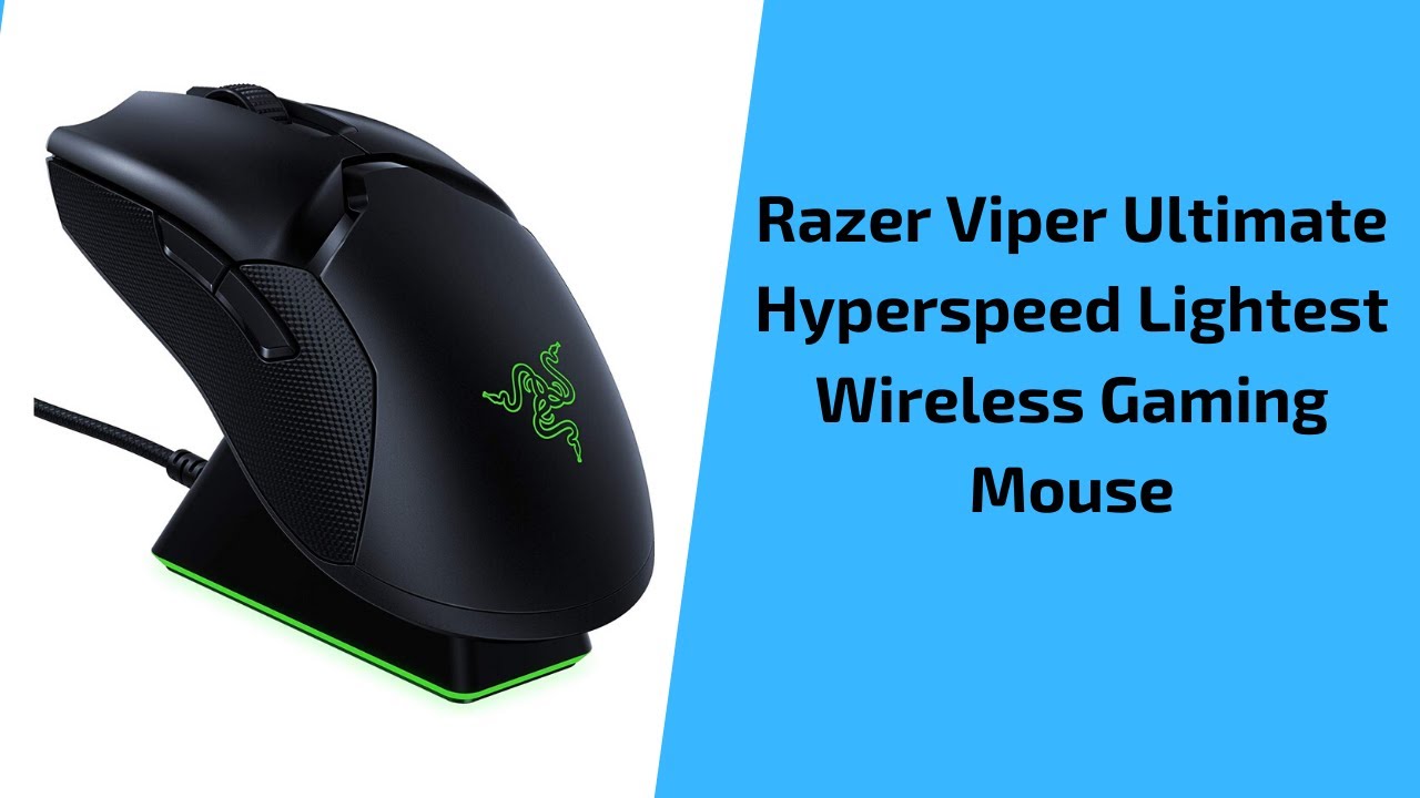 The Razer Viper Ultimate Hyperspeed Lightest Wireless Gaming Mouse ...