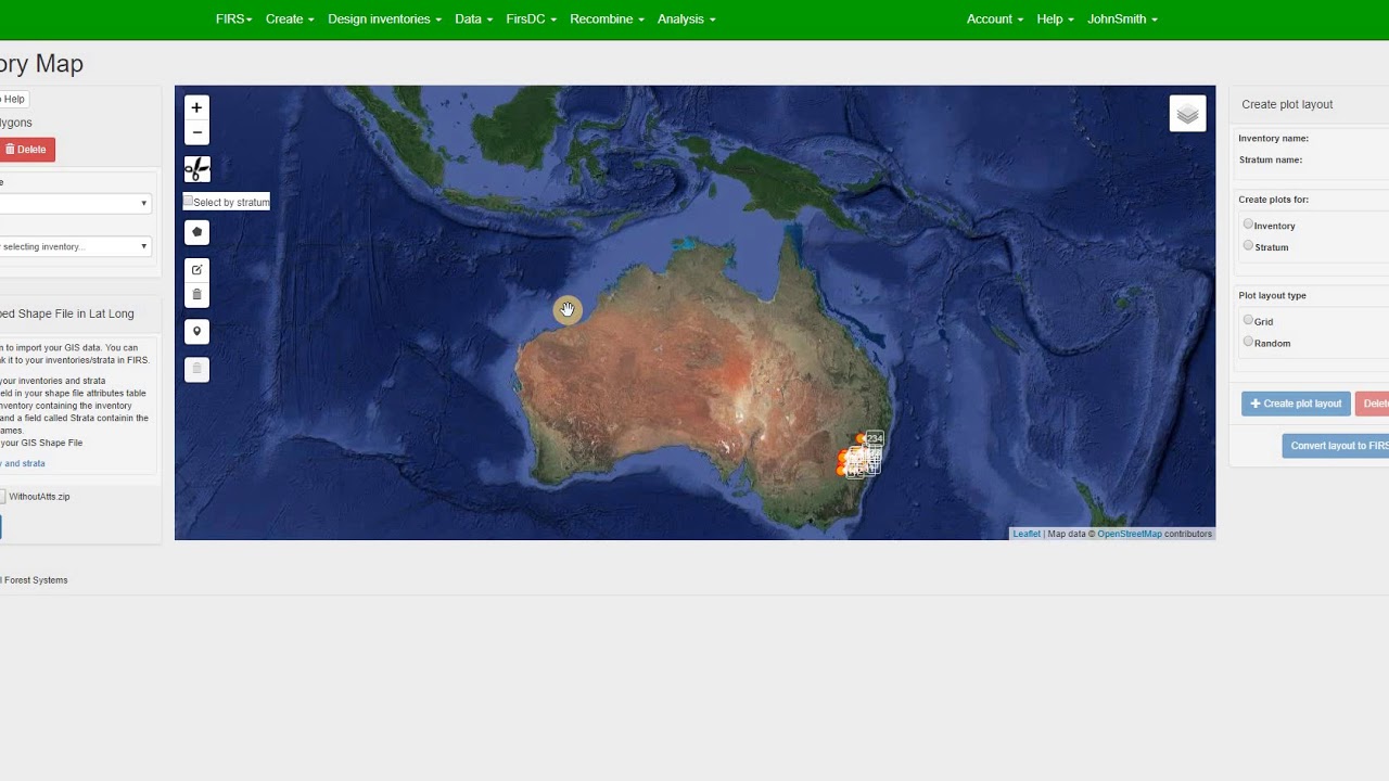 FIRS 16 Design using mapping upload shape file - YouTube
