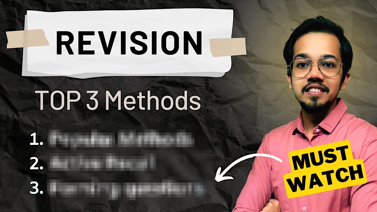 Most effective ways to revise subject | Top 3 Methods 🔥 - YouTube