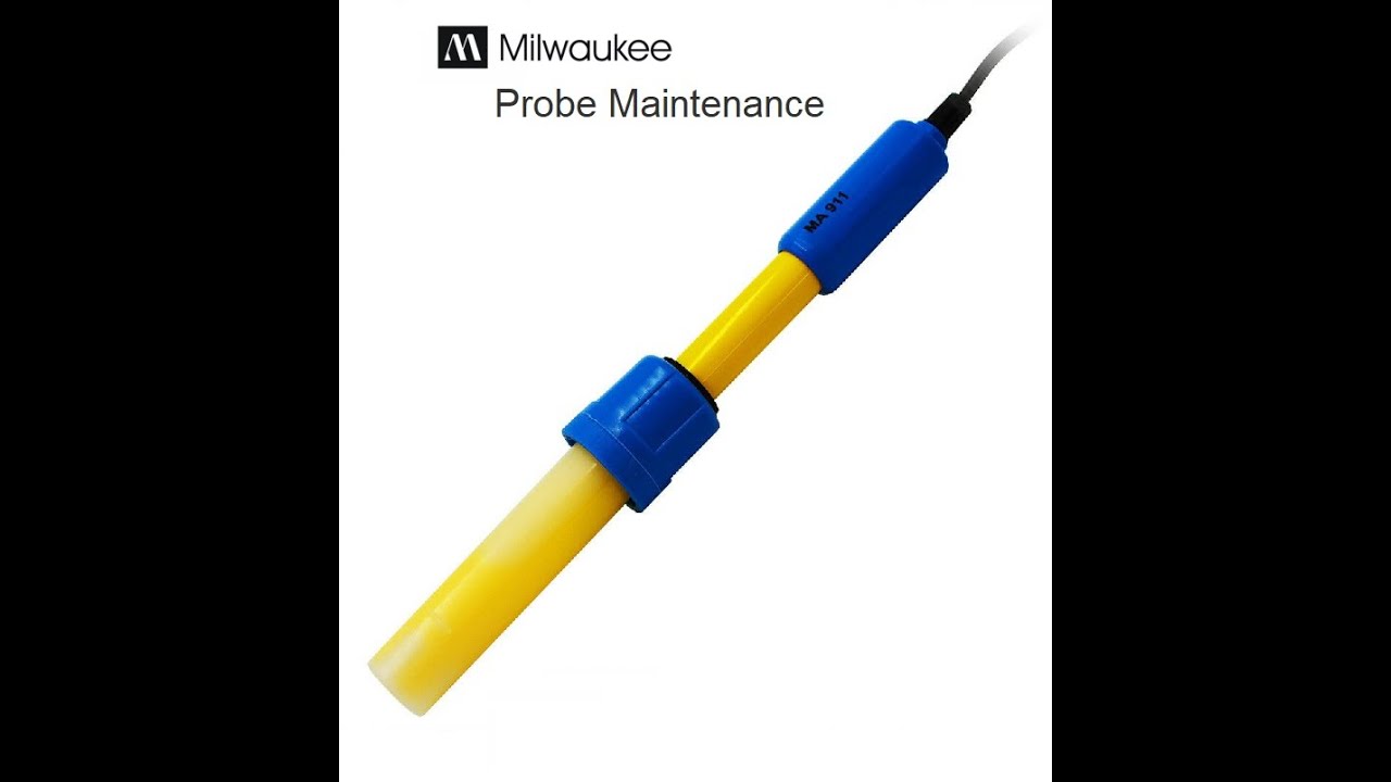 Milwaukee Instruments Probe Maintenance - YouTube