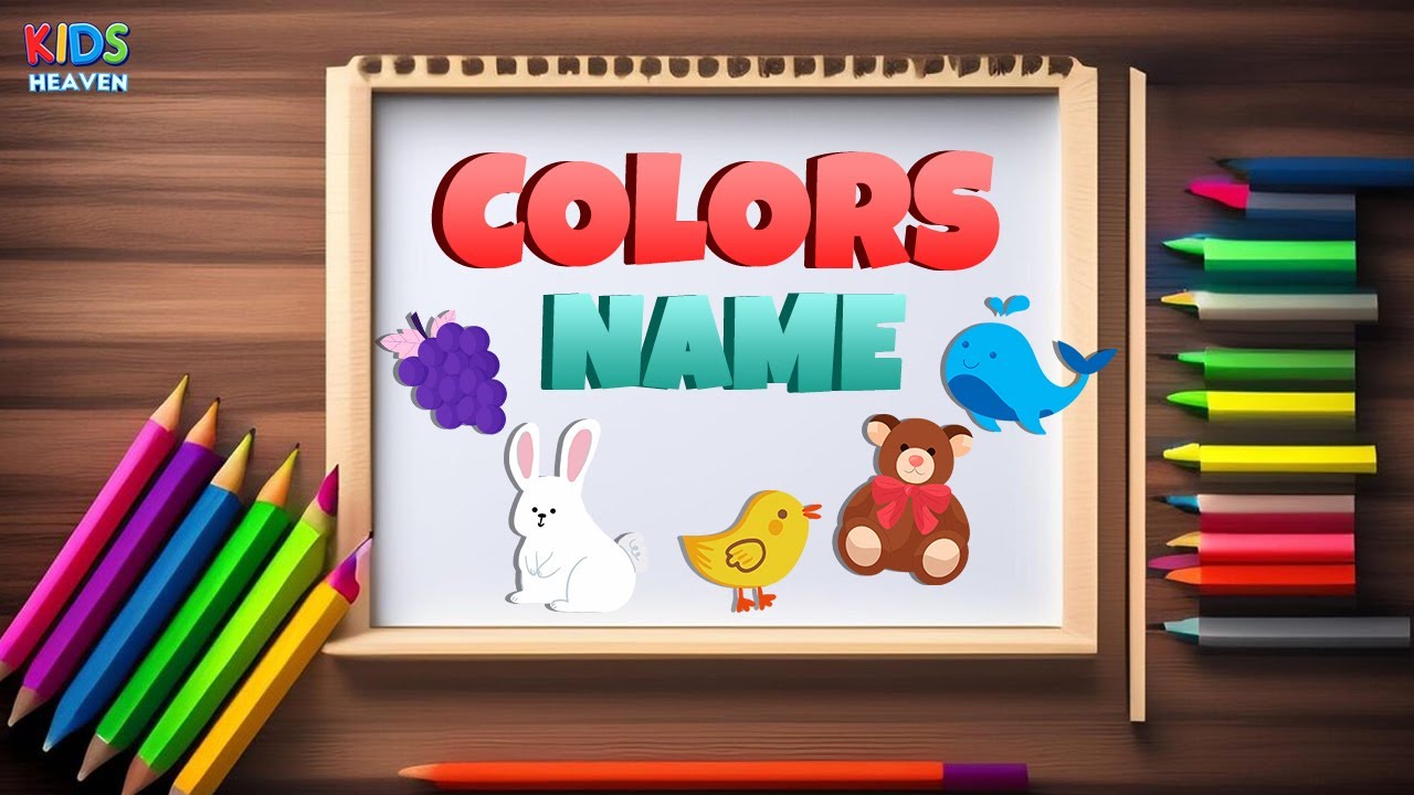 10 Colors Name - Color Song - Phonics Song for Toddlers - 1 To 10 ...