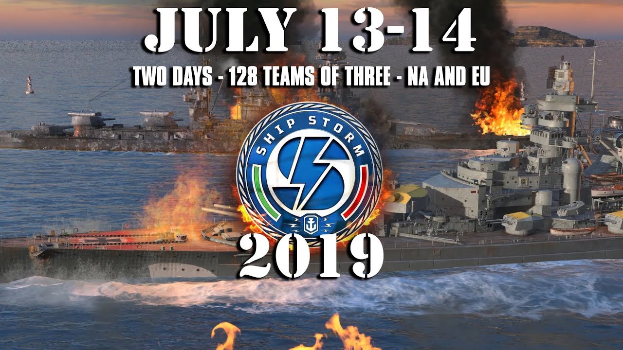 World of Warships ShipStorm 2019 Tournament - YouTube