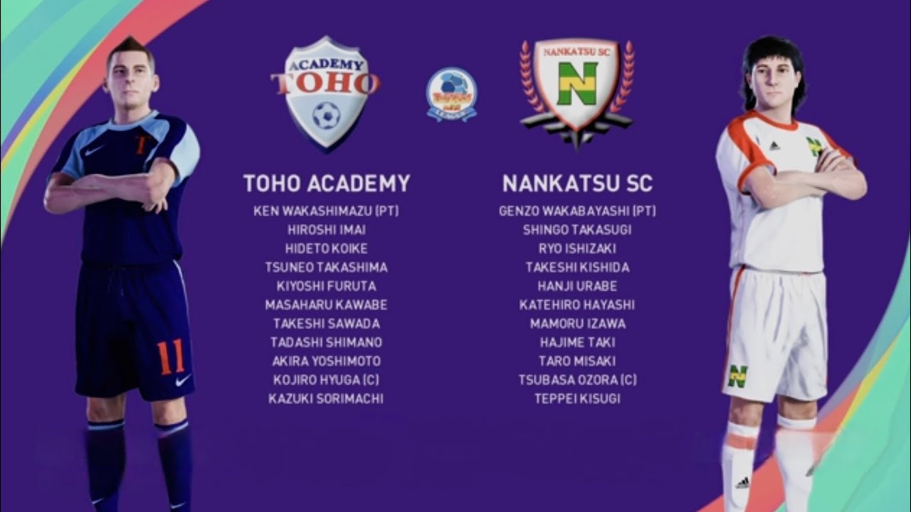 PES21 Patch Captain Tsubasa League!! #24 Toho Academy Vs Nankatsu SC!! - YouTube