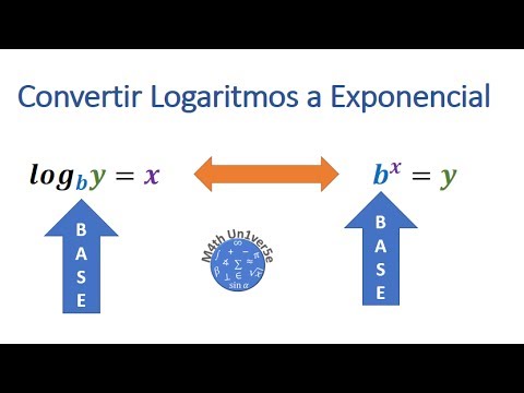 Convertir Logaritmo a Exponencial - YouTube