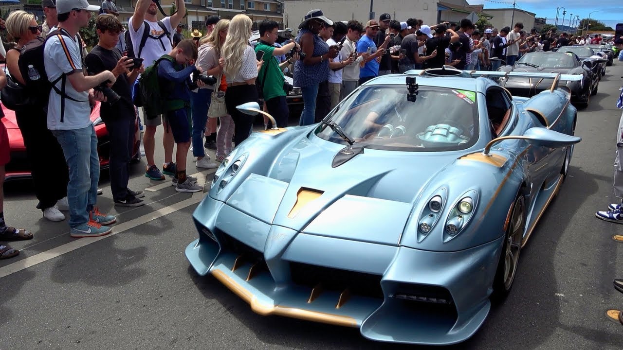 Italian Hypercar Convoy - Pagani Invasion! | Pagani Utopia - Huayra BC ...