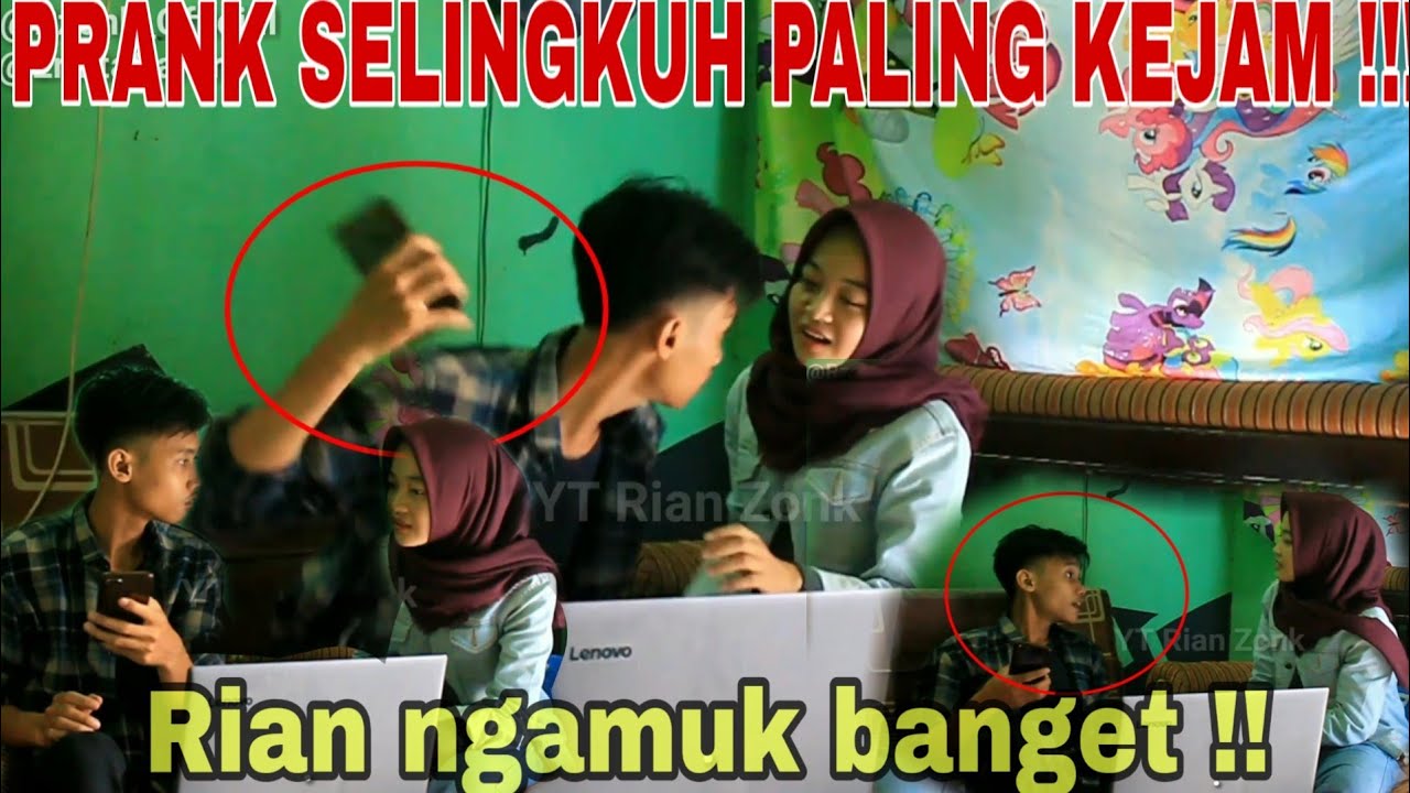 PRANK SELINGKUH DEPAN RIAN | GAK NYANGKA MALAH BEGINI .. - YouTube